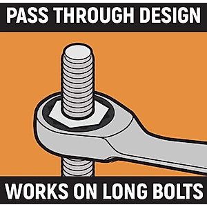 GEARWRENCH 12 Pt. Ratcheting Combination Wrench, 1/4" - 9008