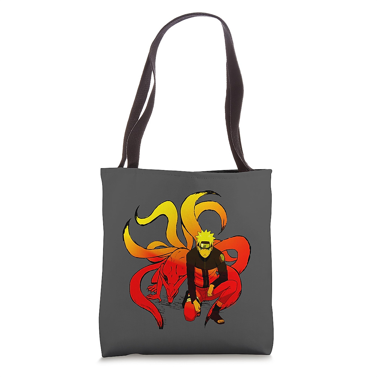 Naruto Shippuden Naruto and 9 Tails Tote Bag