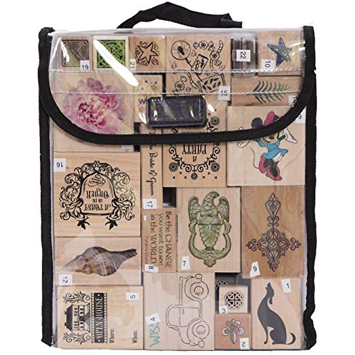 Crafter's Companion SSG17 Totally-Tiffany 9 11.5 x 2 Stamp with Store and Go Bag, Clear Inches