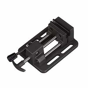 HHIP 3900-0183 Pro-Series High Grade Iron Quick Slide Drill Press Vise, 3" Width x 1.25" Depth Jaw, 3.5" Jaw Opening (Pack of 1), Silver