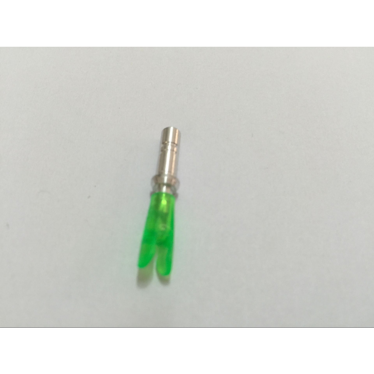 JIEXI HWYP Large Groove Pin Arrow Nocks Aluminum Arrow Nock Adapter Connector for ID4.2mm Arrow Pack of 50 (Nocks+Adapters)