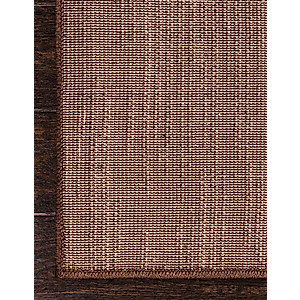 Unique Loom Autumn Collection Area Rug - Providence (6' 1" x 9' Rectangle, Multi/ Beige)