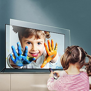 WLWLEO Anti Blue Light TV Screen Protector for 46-55 inch Display,Filtering Out Blue Light, Frosted Anti Glare Eye Protection Film Compatible with Sharp/Sony/Samsung/Hisense etc LCD Screen,49 inch