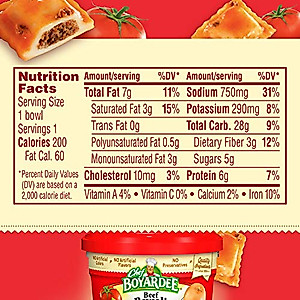 Chef Boyardee Beef in Pasta Sauce Ravioli, 7.5 Ounce (Pack of 12)
