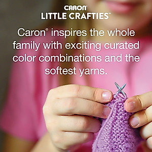 Caron® Little Crafties™ 20 Assorted Acrylic Yarn Skeins 63yd Each for Knitting and Crochet Projects , Multipack Starter Kit