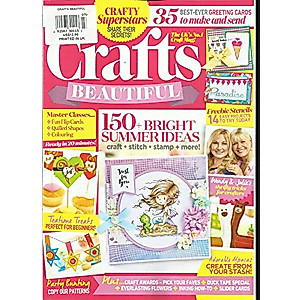 CRAFTS BEAUTIFUL MAGAZINE JULY, 2017 ISSUE,307 FREE GIFTS ARE MISSINING