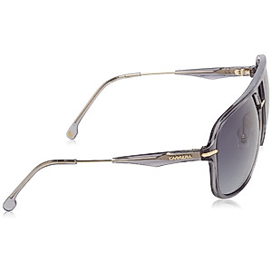 Carrera 296/S KB79O Sunglasses Men's Grey/Grey Gradient Square Shape 60mm