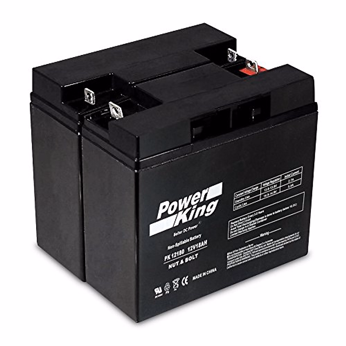 Replacement Batteries for APC Smart-UPS 1500 1400 SUA1500 SUA750XL SUA1000XL SU1400NE Reuse Existing ConnectorsT SU1000XLNET RBC7 (Includes Both Batteries) Beiter DC Power