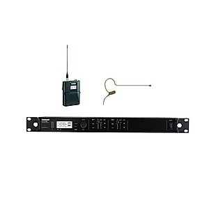 Shure ULXD14D/MX153 Omnidirectional Headworn Wireless Microphone System, Cocoa, V50 174-216 MHz