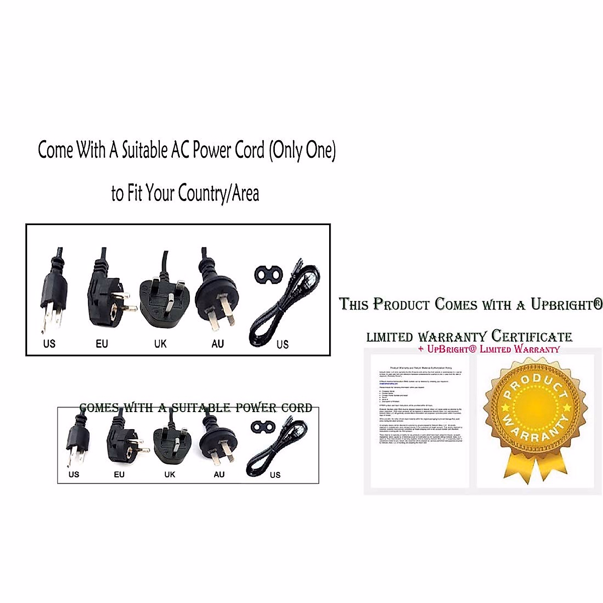 UpBright 3-Prong AC/DC Adapter Compatible with Jetson Impact JIMPAC 25.2V 4.0Ah Lithium-Ion Battery Hooverboard Extreme-Terrain Hover Board JIMPAC-Gry JIMPAC-BLK JIMPAC-RGD 29.4V Power Supply Charger