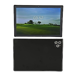 FOLOSAFENAR 10.1 Inch Tablet PC, 2560x1600 6GB RAM 64GB ROM 8MP Rear Camera 10.1 Inch Tablet for Work for Entertainment (Black)
