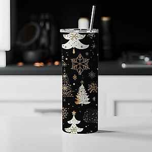 Medpol Christmas Tree insulated tumblers，Christmas Tree coffee cup Gift，Christmas Tree Drinking Glasses-Tea Cup-Coffee Mug tumbler with lid and straw 20 oz insulated tumbler cups