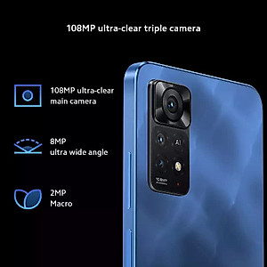 Xiaomi Redmi Note 11E Pro 5G (for Tmobile Mint Tello & Global) (128Gb + 8Gb) Factory Unlocked 6.67 108Mp Cam (Dark World)