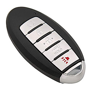 Keyless2Go Replacement for 5 Button Proximity Smart Key for Nissan KR5S180144014 / IC 204 / 285E3-5AA5A