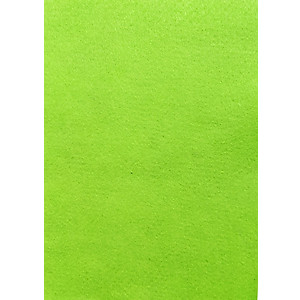Neon Lime Green - Premium Acrylic Felt XL Craft Sheet - 1 12x18 inch Sheet