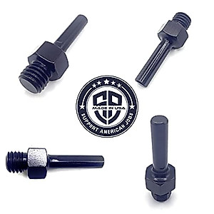 Core Drill Bit 5/8-11 to 3/8 Arbor Adapter for Threaded Diamond Hole Saw Triangle Drill Sanding Attachment Arbor Shaft Adapter (1)