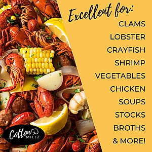 CM 18" Clam Bake, Seafood, Shellfish Boiling Bags (Pack of 10)