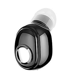 Bluetooth 5.0 Wireless Earbuds, Mini Invisible Single Ear Bluetooth Headset in-Ear Waterproof Headphones for Sport Running for Android iOS