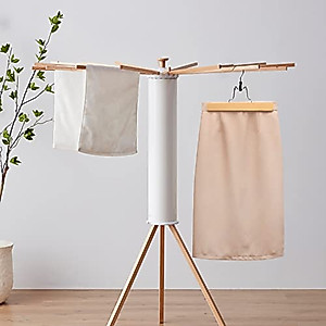 Nature Smile Wooden Clamp Pants Skirt Hair Extension Hangers(20Pcs Natural)