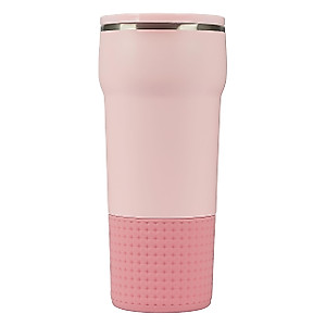 Pelican Hydration Pelican Cascade™ 22 oz Vacuum Insulated Tumbler - Recycled Stainless Steel Double Wall Travel with Dual Lid, Powder Coated Insulated Coffee Mug For Hot Cold Drinks, Blush