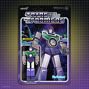 Super7 Transformers Reflector - 3.75" Transformers Action Figure Classic Cartoon Collectibles and Retro Toys