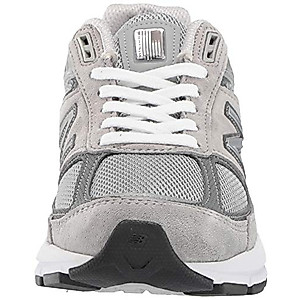 New Balance Women's Made in US 990 V5 Sneaker, Grey/Castlerock, 10.5 Wide