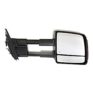 Garage-Pro Mirror Compatible with 2007-2021 Toyota Tundra Towing Mirror, Passenger Side, Heated, Power Glass, Blind Spot Glass, In-housing Signal Light