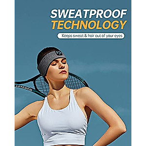 Sleep Headphones Bluetooth Headband, Perytong Sports Bluetooth Headband Headphones with Thin Speakers, Sleep Earbuds, Sleeping Headphones for Workout Running Yoga Nap, Gift for Men and Women