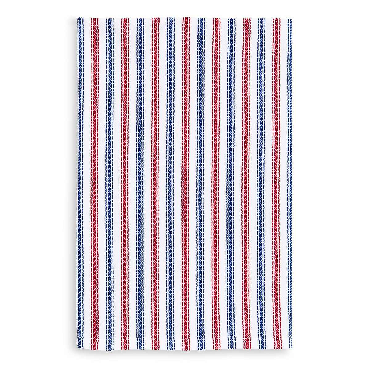 Cackleberry Home Patriotic Americana Kitchen Towel Set - One Each Embroidered, Woven, and Printed