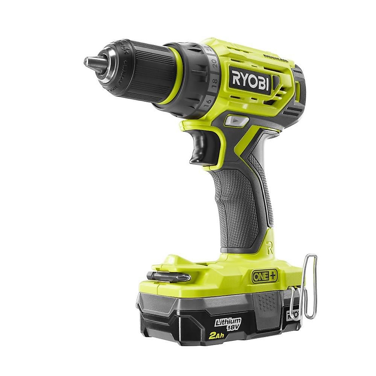 18-Volt ONE+ Brushless Cordless 1/2 in. Drill/Driver with Two (2) 2.0Ah battery, charger and tool bag Kit P1815