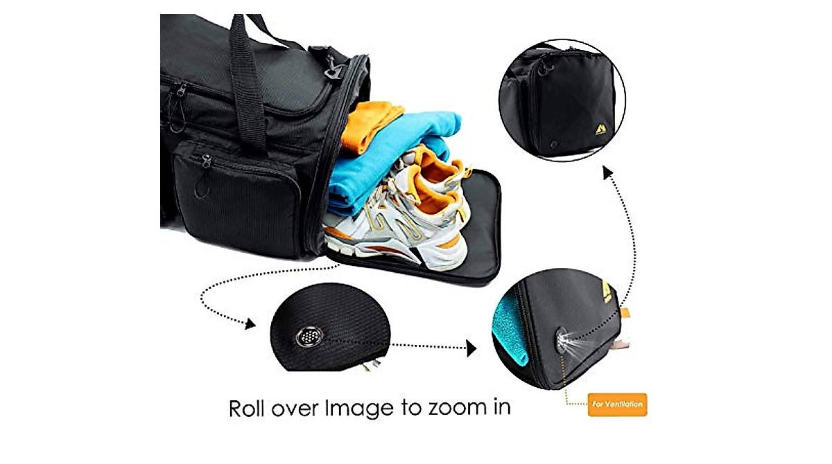 Ultra-Lightweight Duffle Bag for Men | 40L Gym Capacity