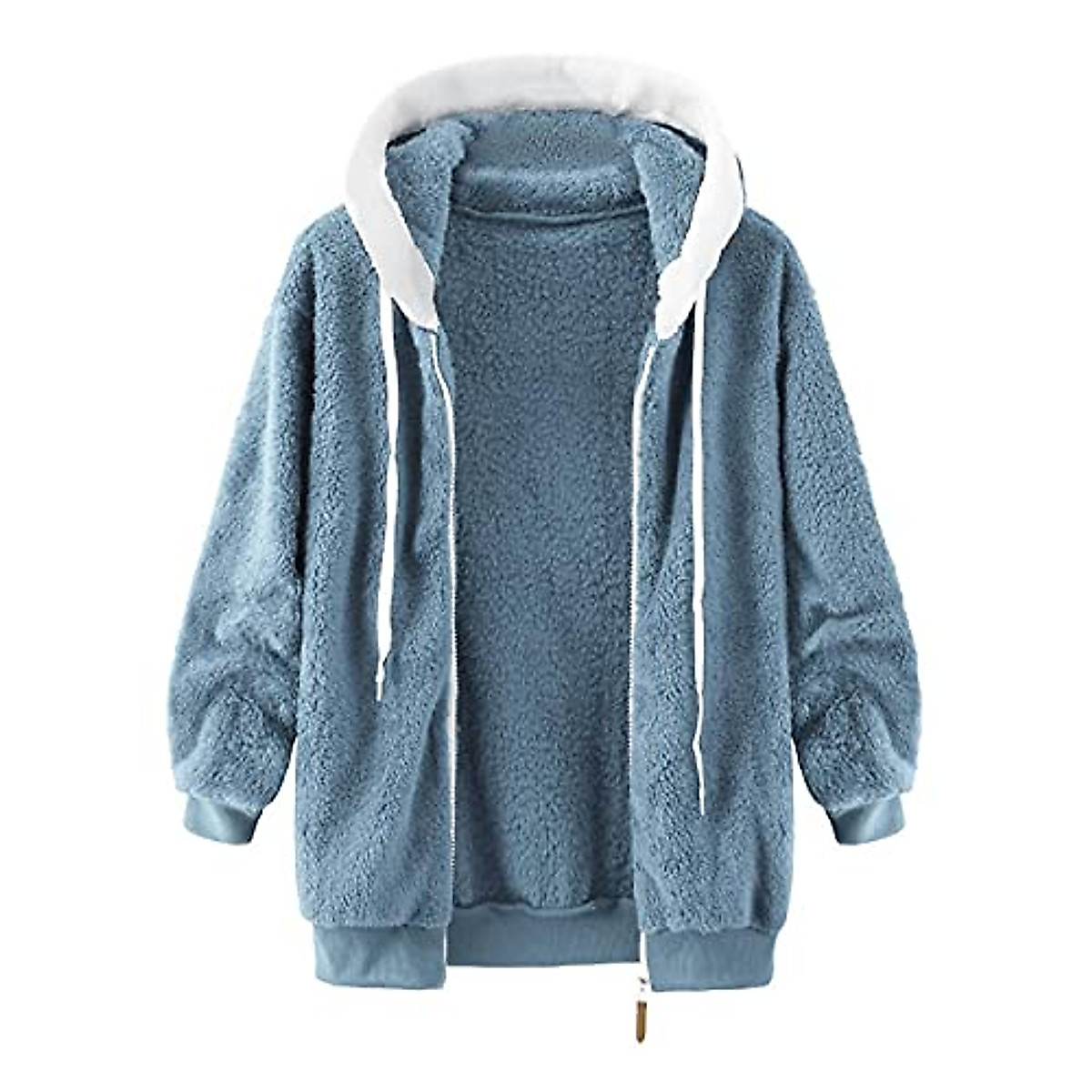 Winter Coats for Women Fashion,Scrub Jackets for Women Puff Sleeve Kawaii Teen Girls Hoodies Tops Aesthetic Plus Size Packable Pea Coat Blazer Heated Jackets for Women Blue