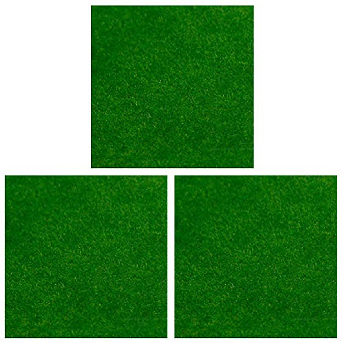 OrgMemory Model Grass Mat, (3pcs, 20"x20"), Model Railway Scenery for Model Scenery