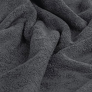 Utopia Towels 4 Pack Premium Viscose Oversized Bath Towels Set, 100% Ring Spun Cotton (27 x 54 Inches) Highly Absorbent, Quick Drying Shower Towels for Bathroom, Spa, Hotel and Gym (Grey)
