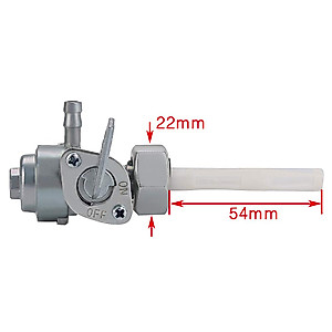 Savior 3pcs Gas Tank Fuel Switch Valve Pump Petcock for Chinese Gasoline Generator 5.5HP 6.5HP 7HP 8HP 9HP 11HP 13HP 14HP 15HP 16HP 168F 163CC 196CC 170F 208CC 211CC 173F 177F 182F 188F 190F