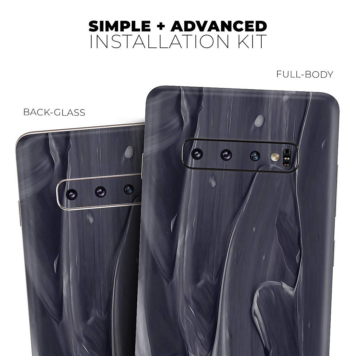 DesignSkinz Liquid Abstract Paint Remix V38 Protective Vinyl Decal Wrap Skin Cover Compatible with The Samsung Galaxy S20 (Screen Trim & Back Glass Skin)