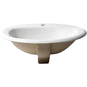 ALFI brand ABC802 Bathroom Sink, White