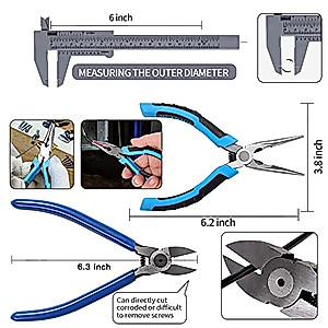 HIJIRH 165 Pcs Pro Grade 3D Printing Tool Kits 3D Printer Tool Kits,Diverse 3D Print Cleaning Kit & Electric Polishing Machine,Including Tool Box,for Remove/Trim and Finish 3D Print (Multi-Purpose)