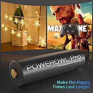 POWEROWL Goldtop Rechargeable AA Batteries PRO, High Capacity 2800mAh, Premium NiMH Double A Battery -16 Count