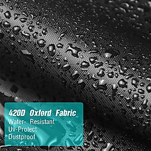 Vohunt Chest Freezer Cover,Outdoor & Indoor Deep Freezer Cover,Whterproof Dustproof Freezers Cover for Compact Chest Freezer 7.0 Cubic Feet Freezer Cover(32.6’’L x 22’’W x 34’’H)