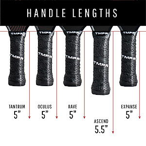 TMPR Sports Tantrum GXT - Pickleball Paddle, Red, Heavy Weight (8.1-8.2 oz)