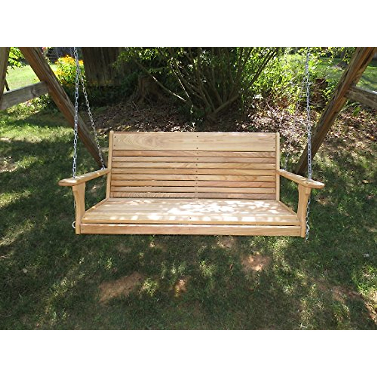 Wood Tree Swings-Cypress Porch Swing/Wood Porch Swing/USA Made/Wooden Swing