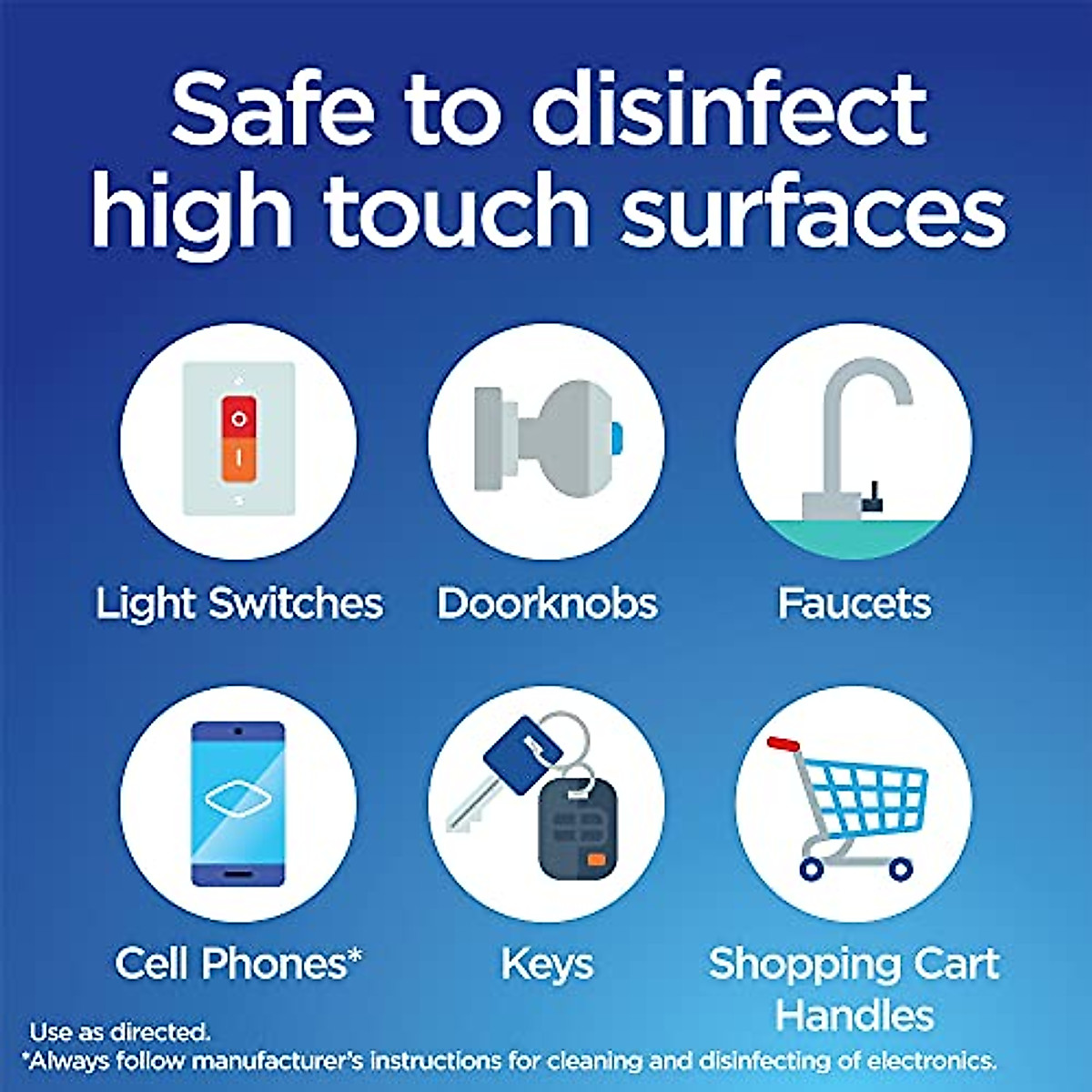 Clorox Disinfecting Wipes to Go, Bleach Free Cleaning Wipes in Bulk, Wipes with Fresh Scent, Kills Bacteria, Individually Wrapped, 1 Count Each, (Pack of 100)