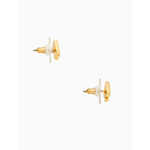 Kate Spade New York Everyday Spade Stud Earrings (Black)