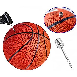 TONUNI Air Pump Needle for Dual-Port Inflation for Football Basketball Soccer Ball Volleyball Rugby Balls-12PACK