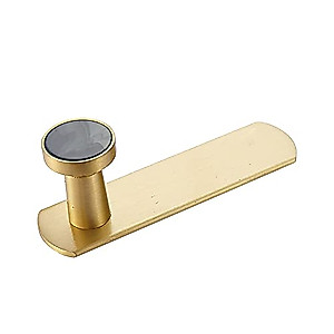 Soaoun Towel Hook No Drill Wall Mount Aluminum Robe Hook Punch Free Trace Less Hanger Hook for Bathroom Kitchen Bedroom Green