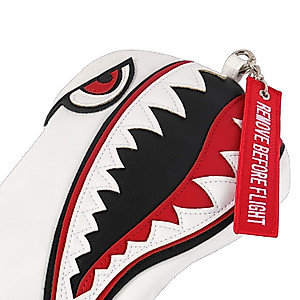 New Flying Tiger Warshark Golf Head Cover for Golf Head Club Available for Driver/Fairway/Hybird Club (Driver Cover)