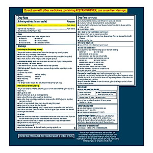 Advil Dual Action Coated Caplets with 250 Mg Ibuprofen and 500 Mg Acetaminophen Per Dose (2 Dose Equivalent) for 8 Hour Pain Relief - 2 Count x 50