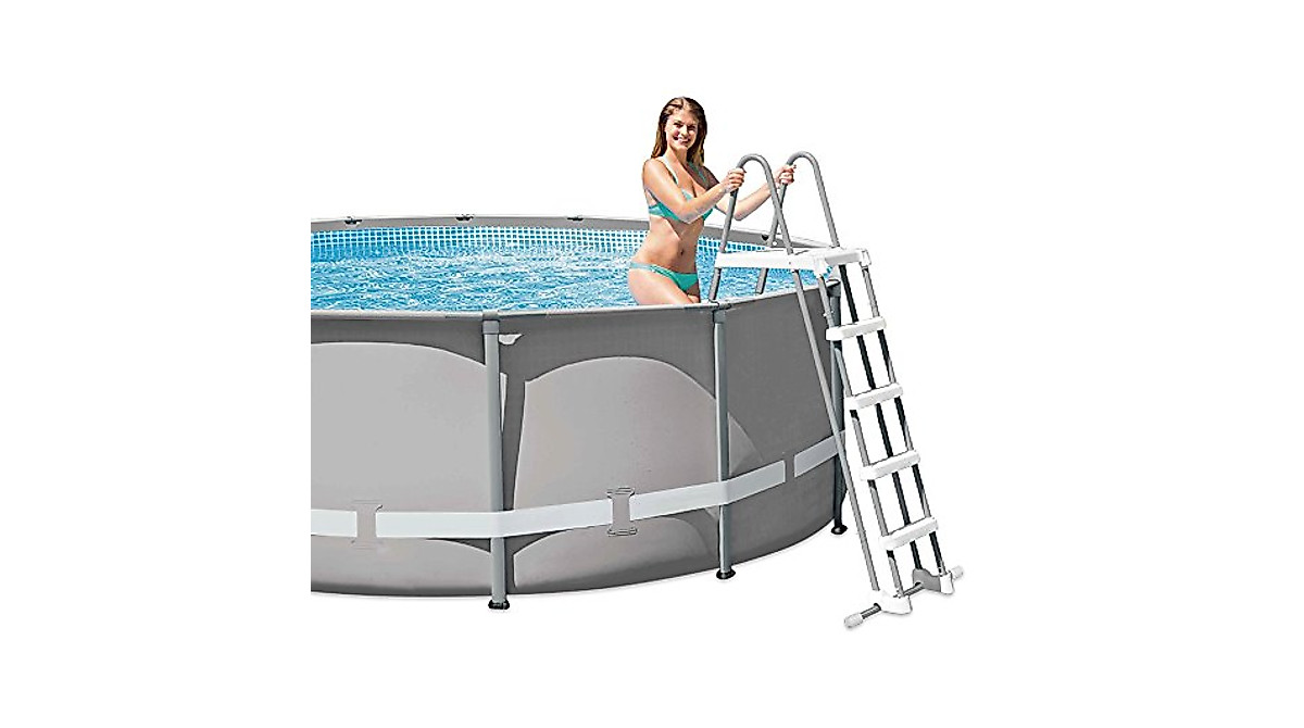 Intex Deluxe Pool Ladder with Removable Steps - Easy & Safe Access