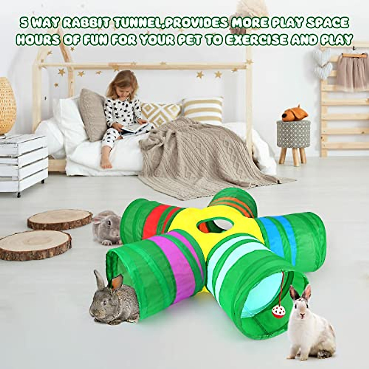 BWOGUE Cat Tunnels for Indoor Cats
